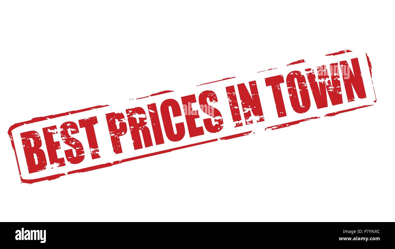 Best prices in town Stock Vector Image & Art - Alamy