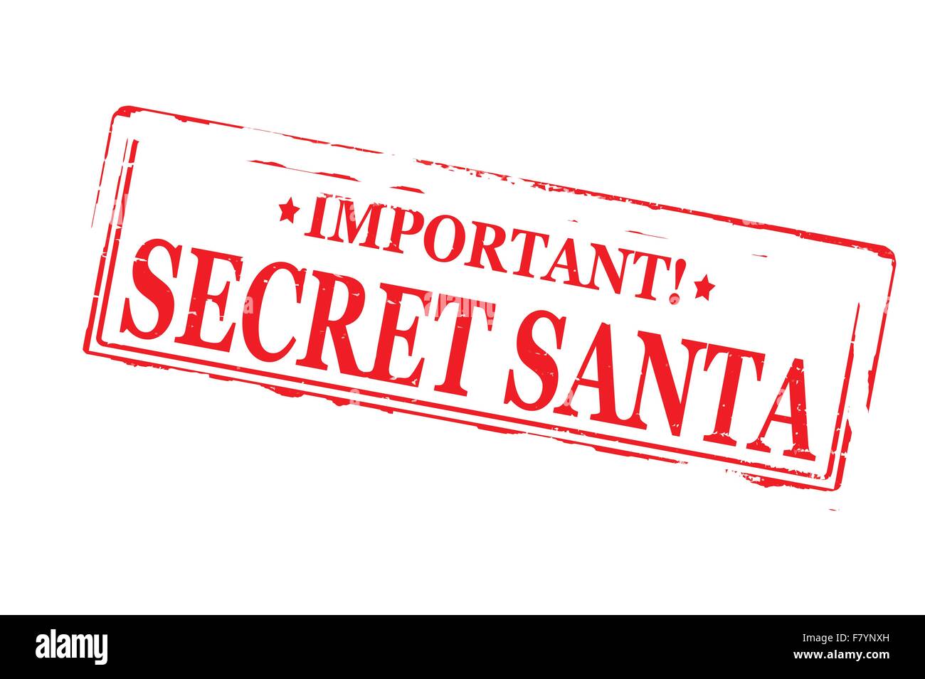Secret santa stamp hi-res stock photography and images - Alamy