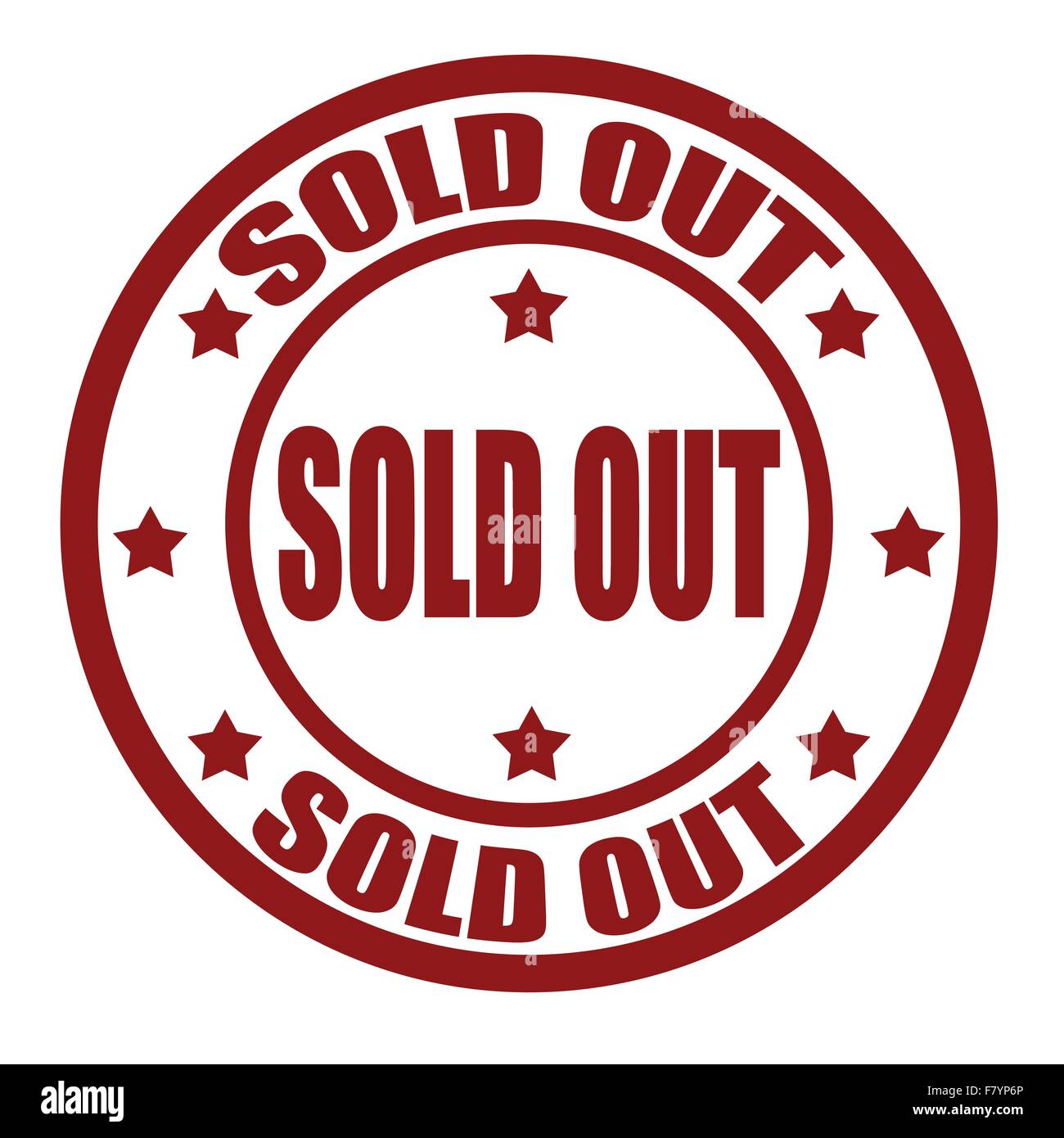 Sold out Cut Out Stock Images & Pictures - Alamy