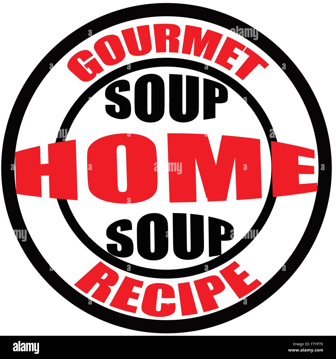 Soup Label High Resolution Stock Photography and Images - Alamy