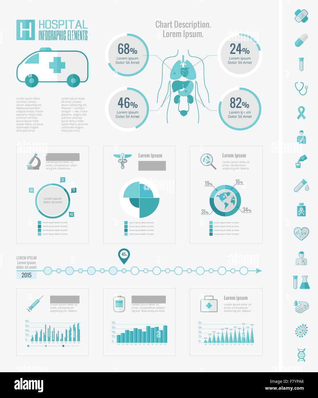 Healthcare infographic hi-res stock photography and images - Alamy