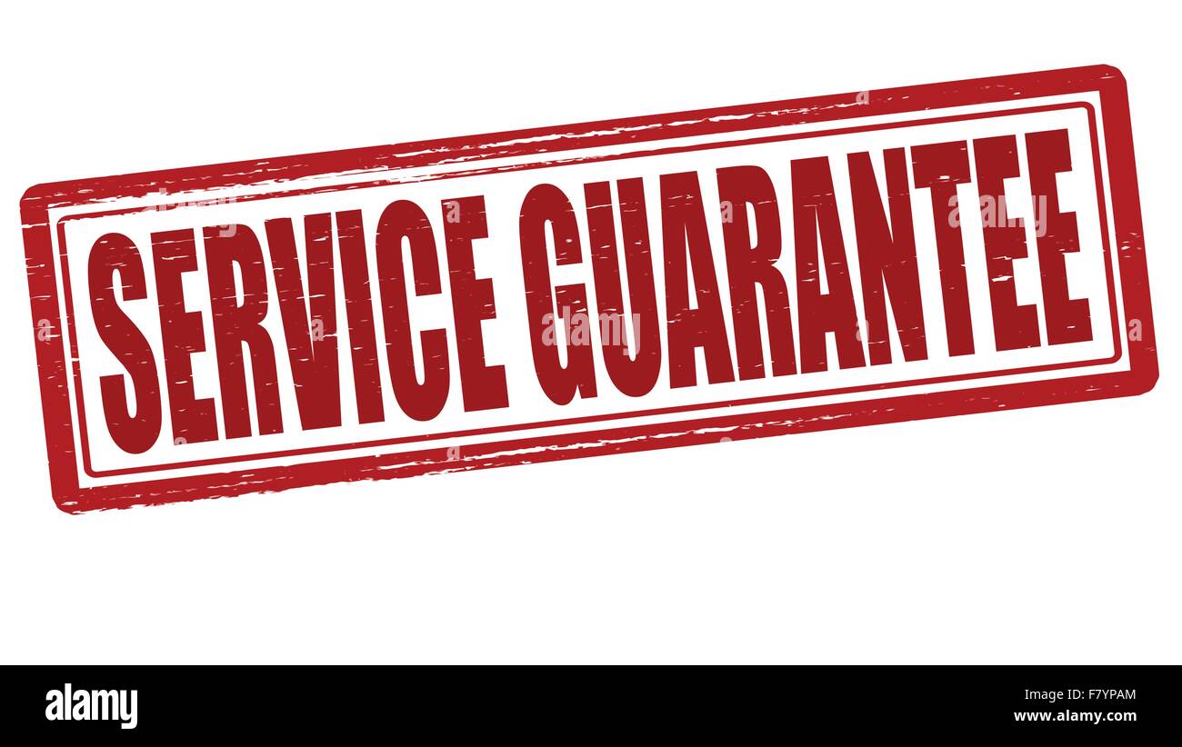 Service guarantee Stock Vector Images - Alamy