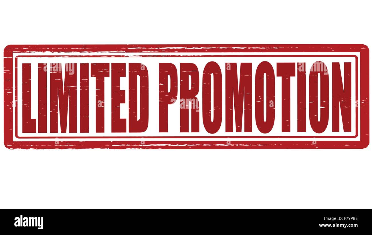 Promotion stamp rectangular sign hi-res stock photography and images ...