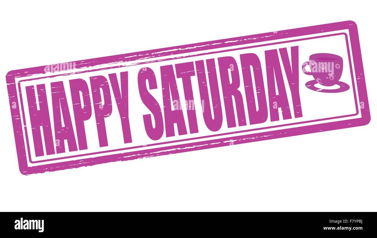 Saturday stamp hi-res stock photography and images - Alamy