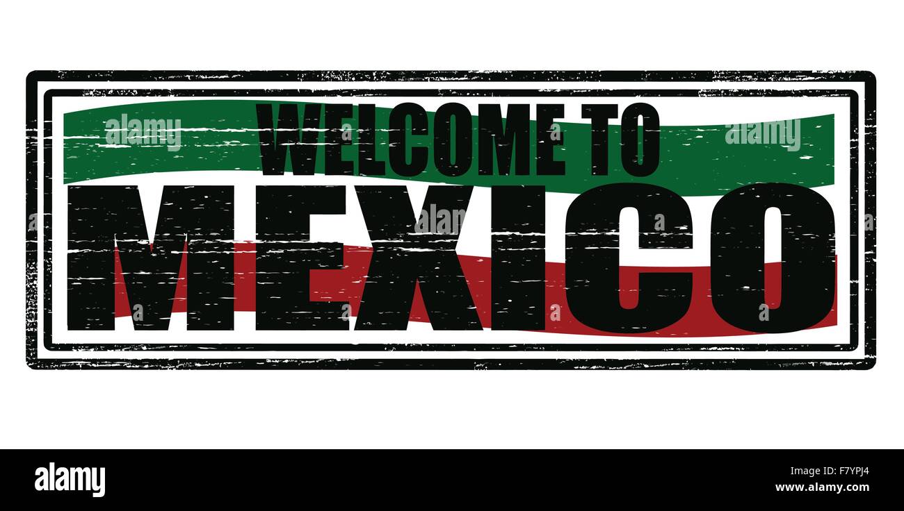 Welcome mexico Stock Vector Images - Alamy