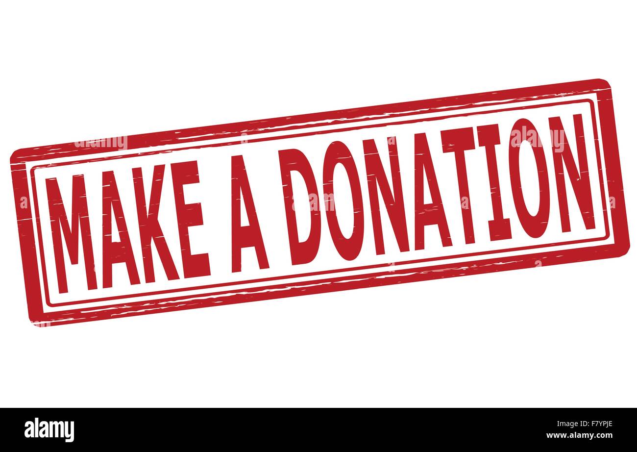 Make a donation Stock Vector Image & Art - Alamy