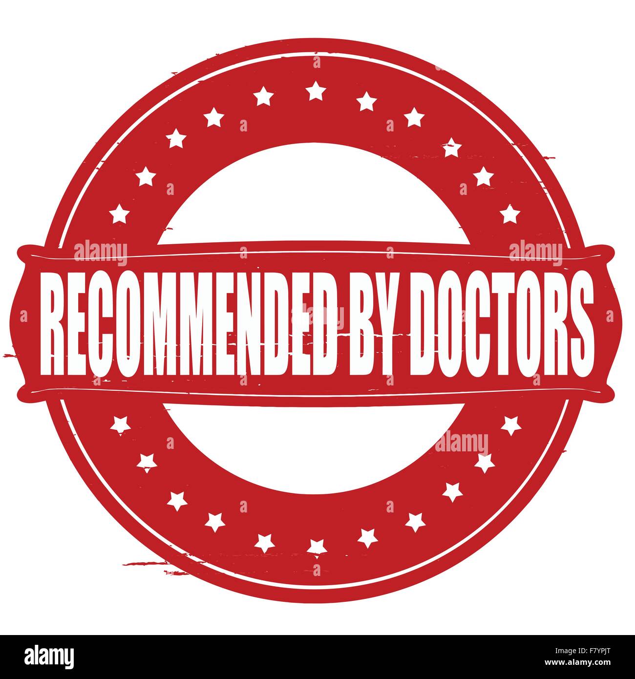Recommended by doctors Stock Vector Images - Alamy