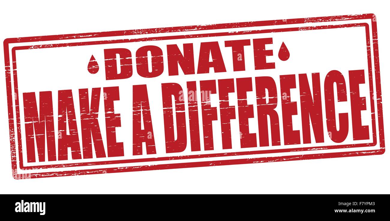 Make a difference Stock Vector Image & Art - Alamy