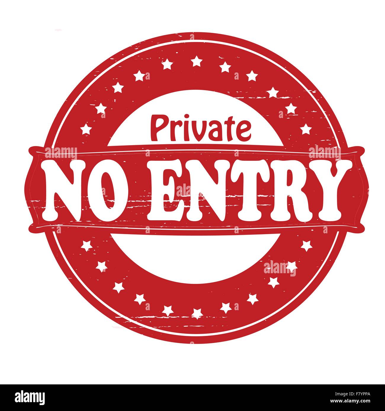 Private no entry Stock Vector Image & Art - Alamy