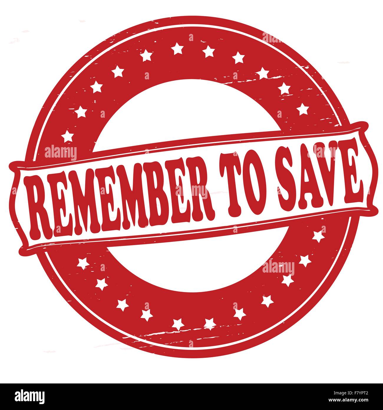 Remember to save Stock Vector Image & Art - Alamy