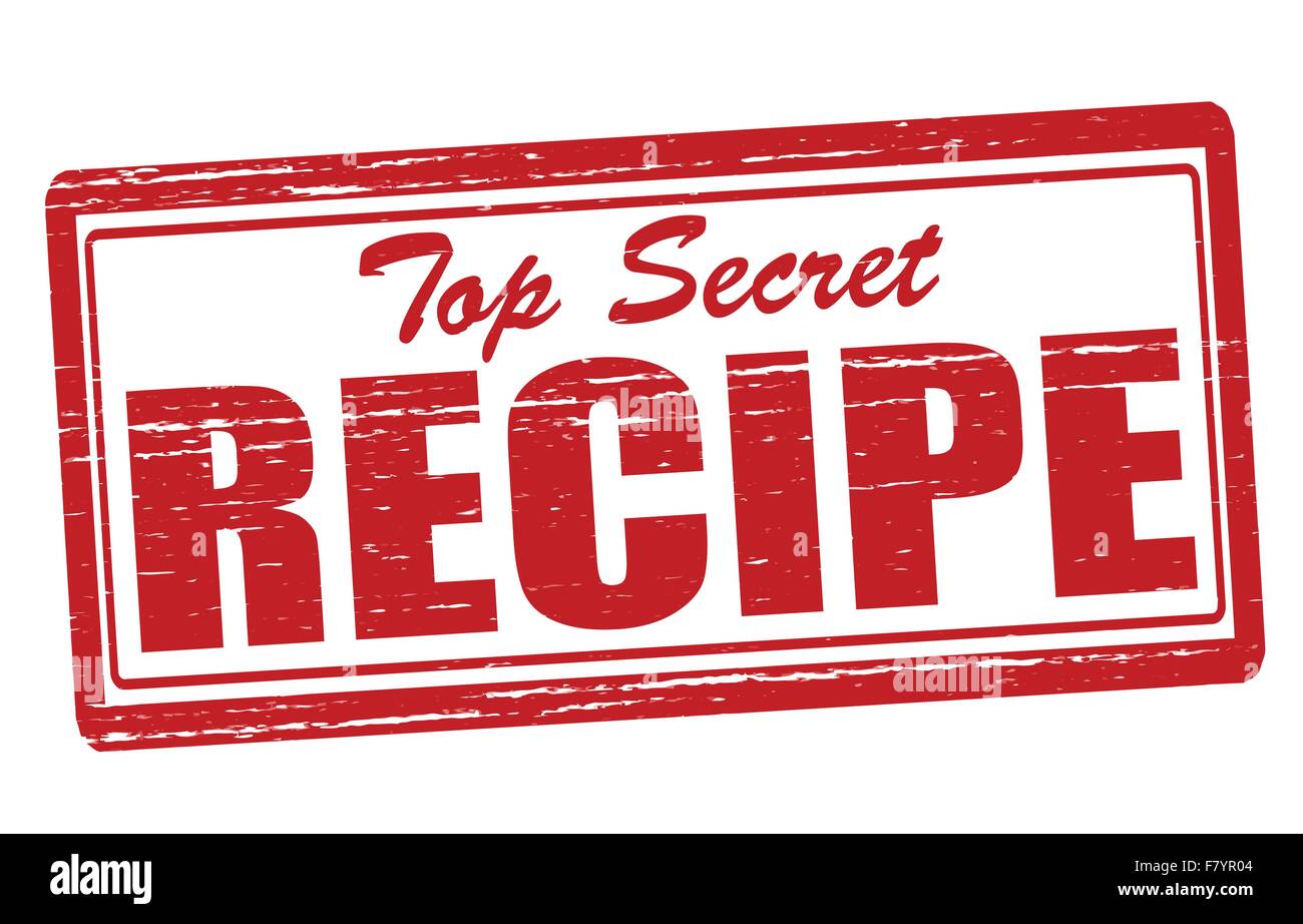 Secret recipe hi-res stock photography and images - Alamy