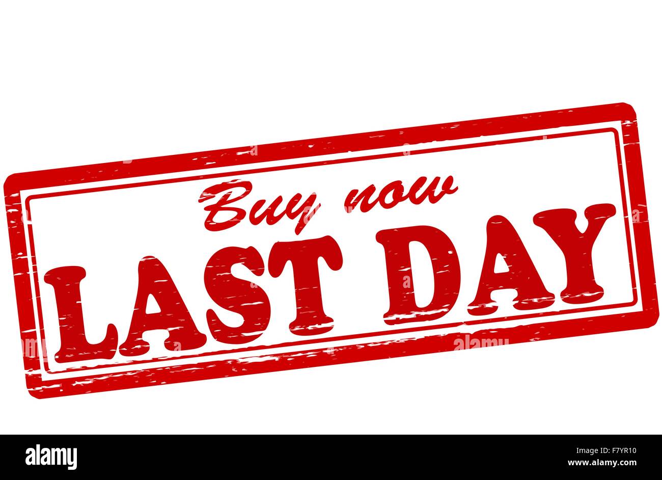 Last day stamp hi-res stock photography and images - Alamy