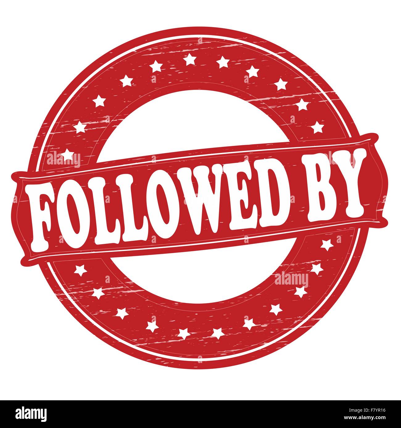 Follow me stamp Stock Vector Images - Alamy