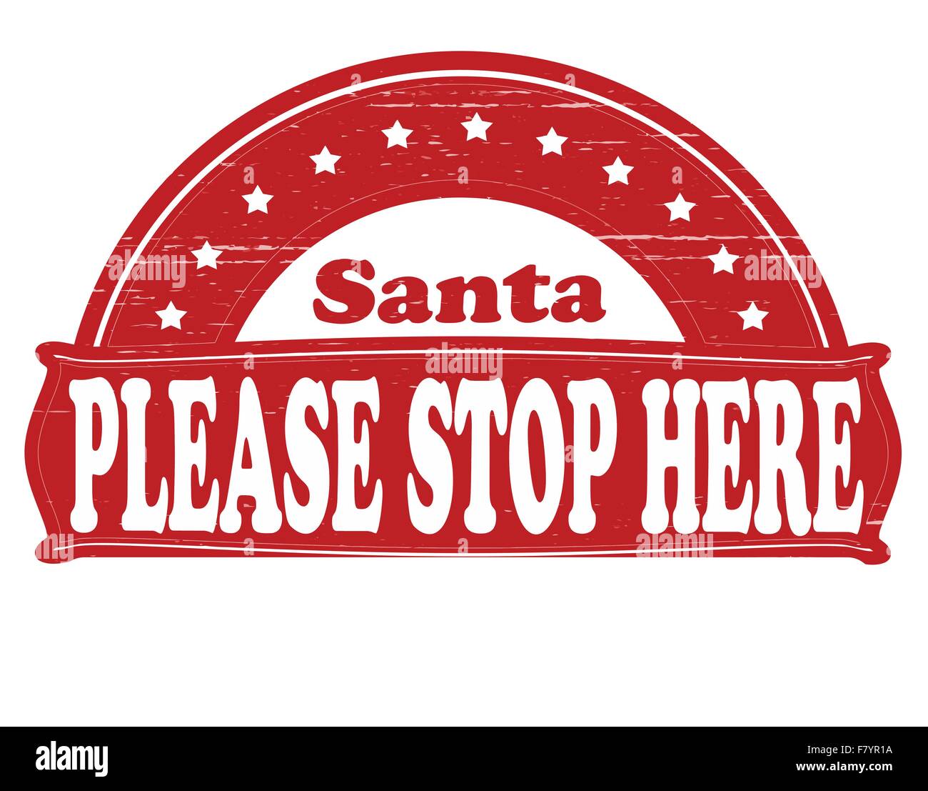 Please stop here Stock Vector Image & Art - Alamy
