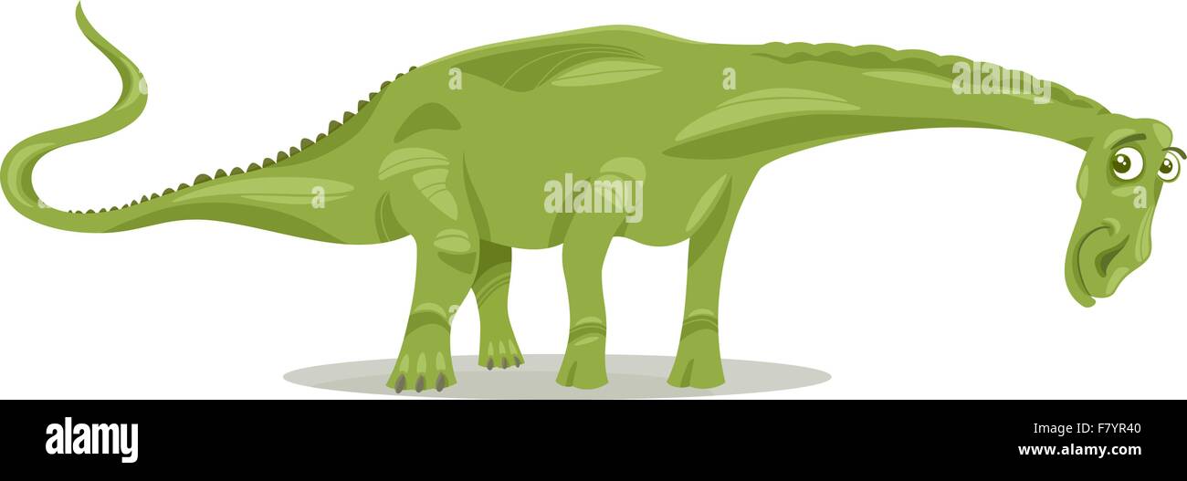 diplodocus dinosaur cartoon illustration Stock Vector Image & Art - Alamy