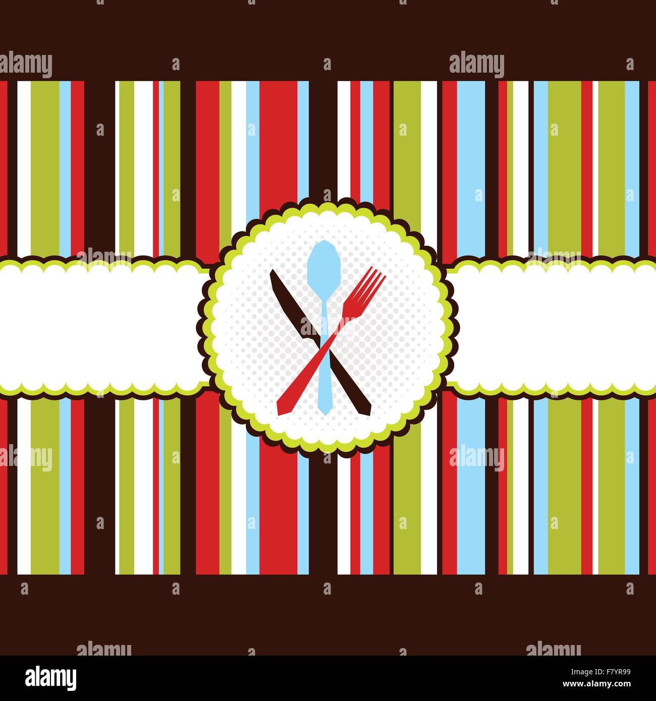 colorful strip menu card stock vector background Stock Vector Image ...