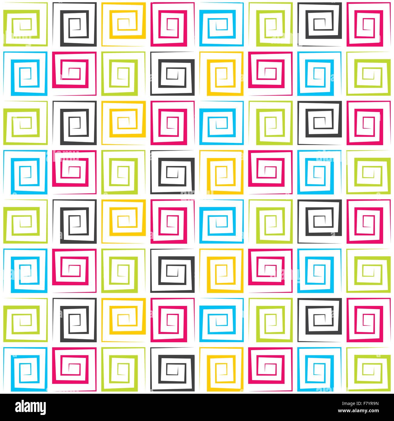 retro color swirl pattern stock vector background Stock Vector Image ...