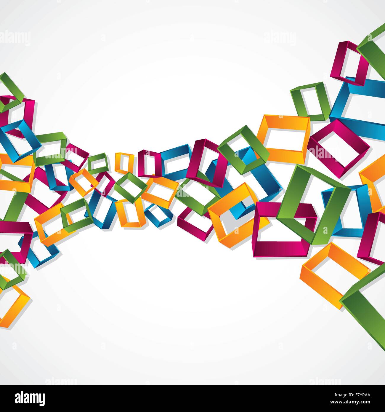 colorful 3d square block background Stock Vector Image & Art - Alamy