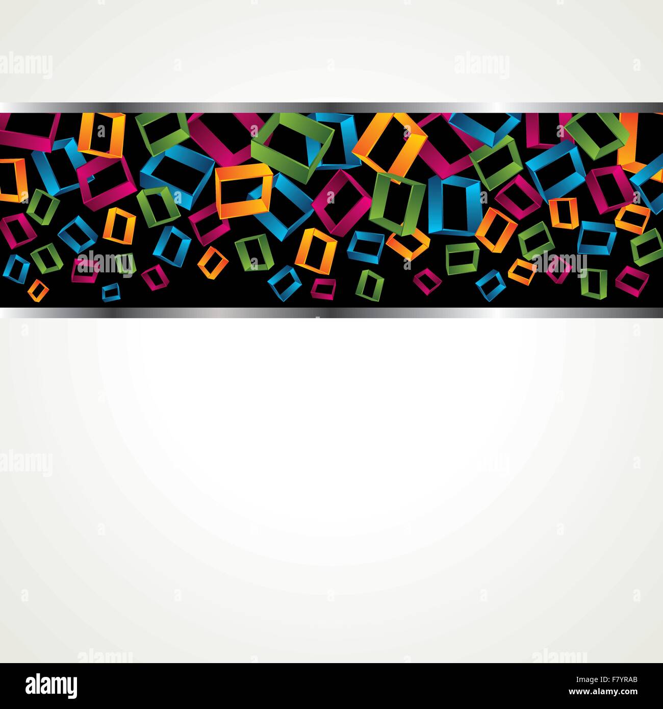 colorful 3d square block background Stock Vector Image & Art - Alamy