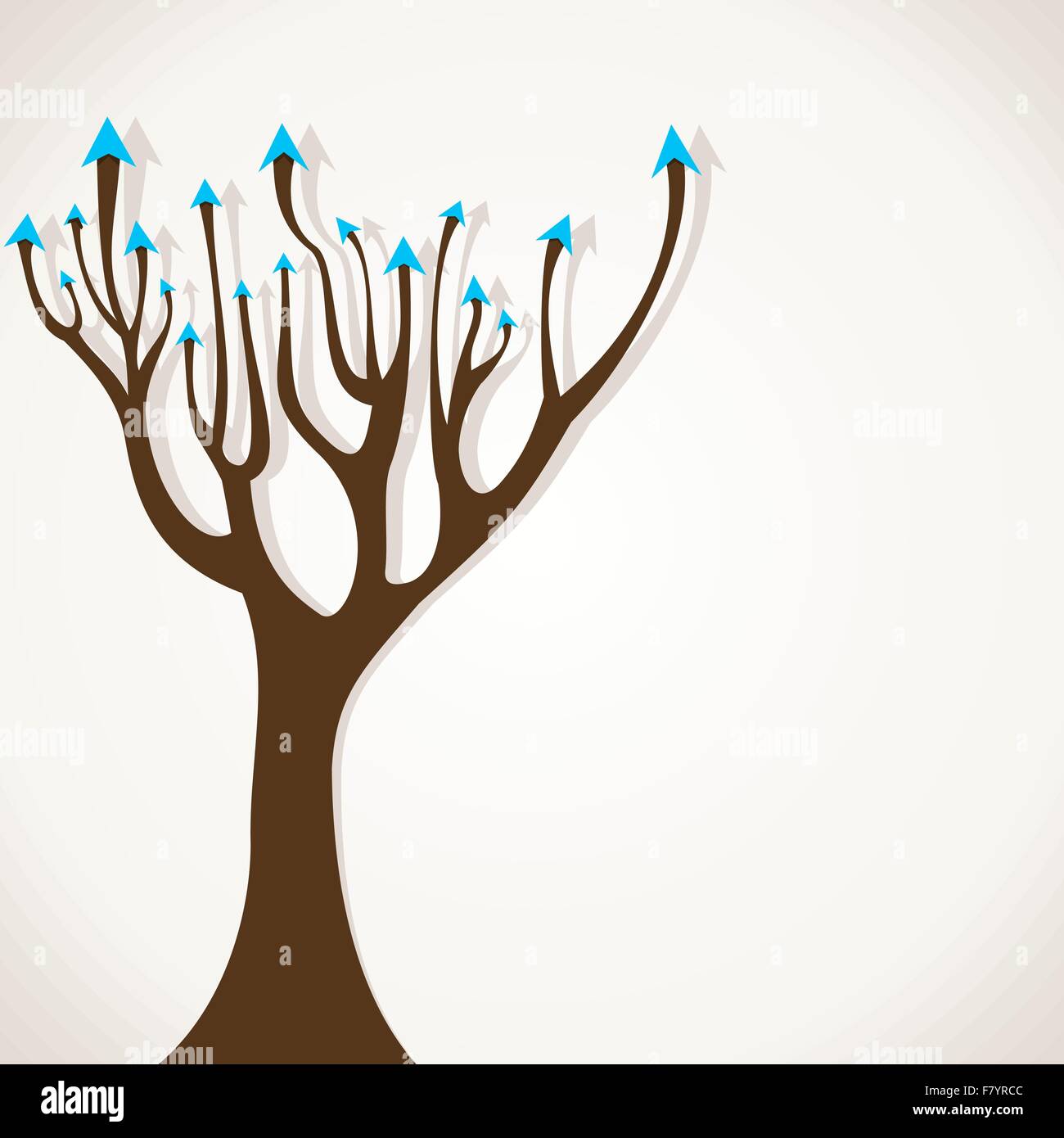 creative arrow tree stock vector Stock Vector Image & Art - Alamy