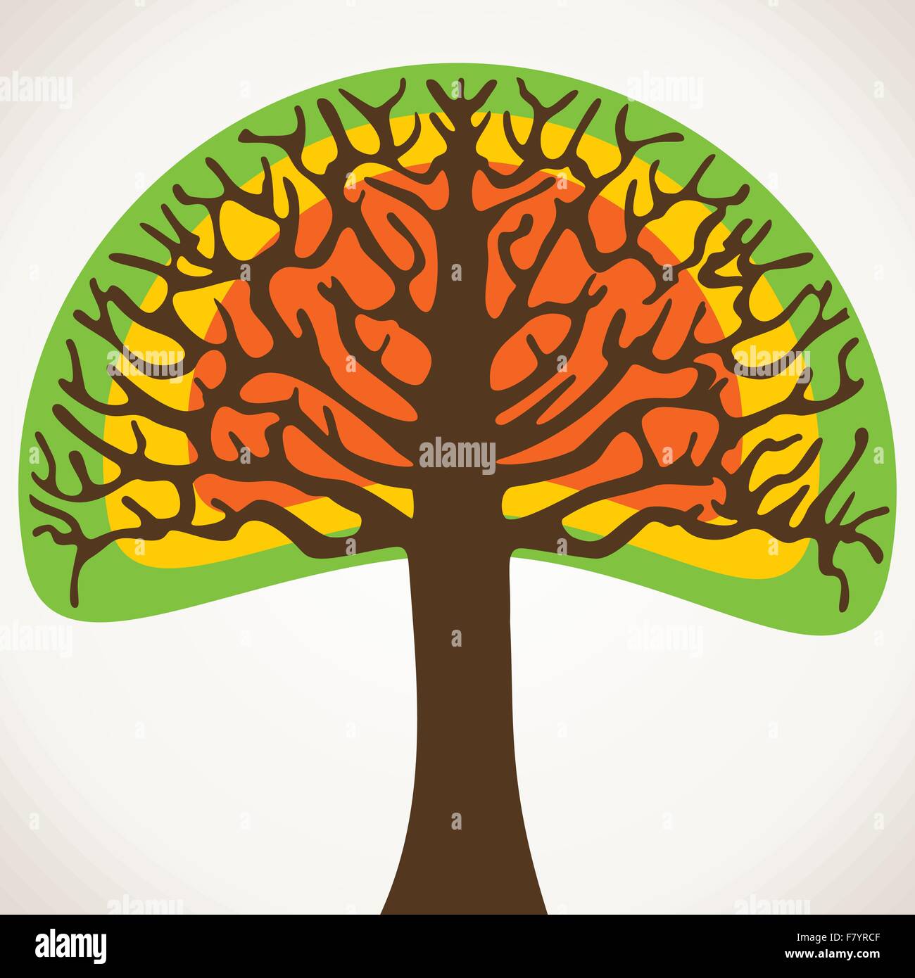 Forest meadow morning sun Stock Vector Images - Alamy