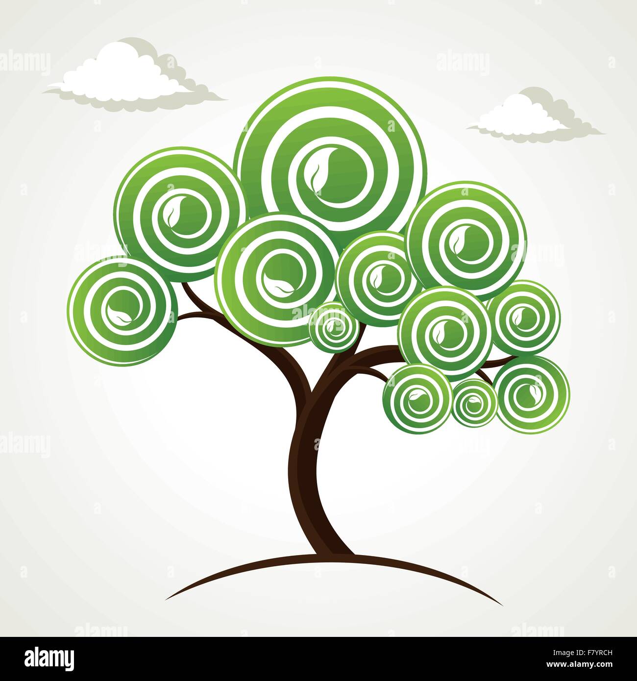 creative green tree Stock Vector Image & Art - Alamy