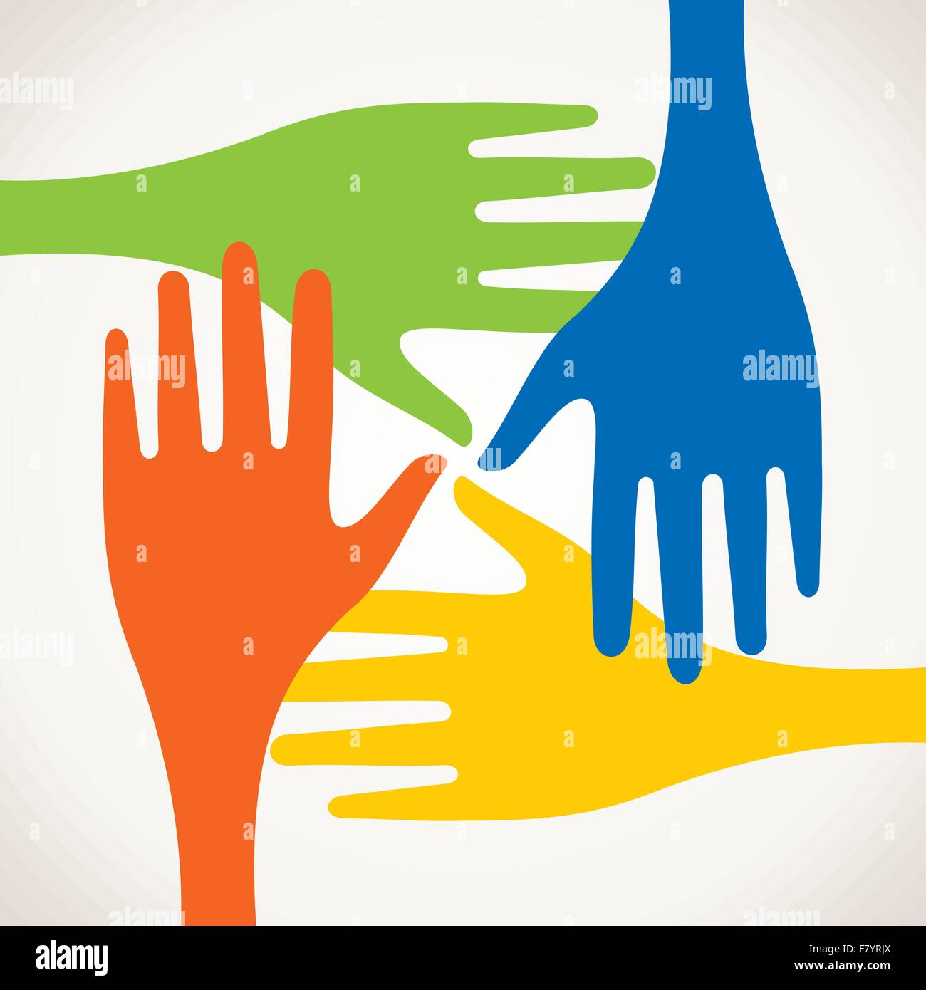 colorful hand background stock vector Stock Vector Image & Art - Alamy