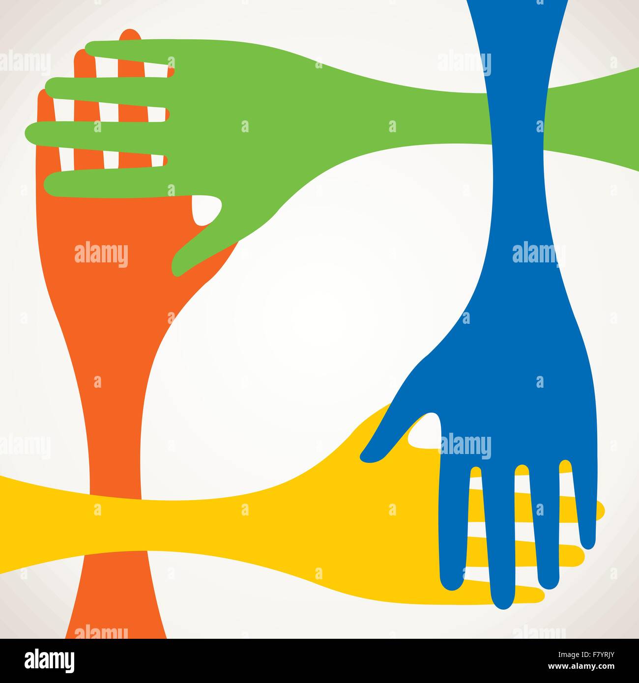 colorful hand background stock vector Stock Vector Image & Art - Alamy