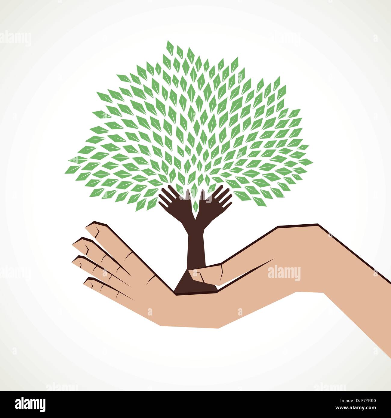 save tree concept stock vector Stock Vector Image & Art - Alamy