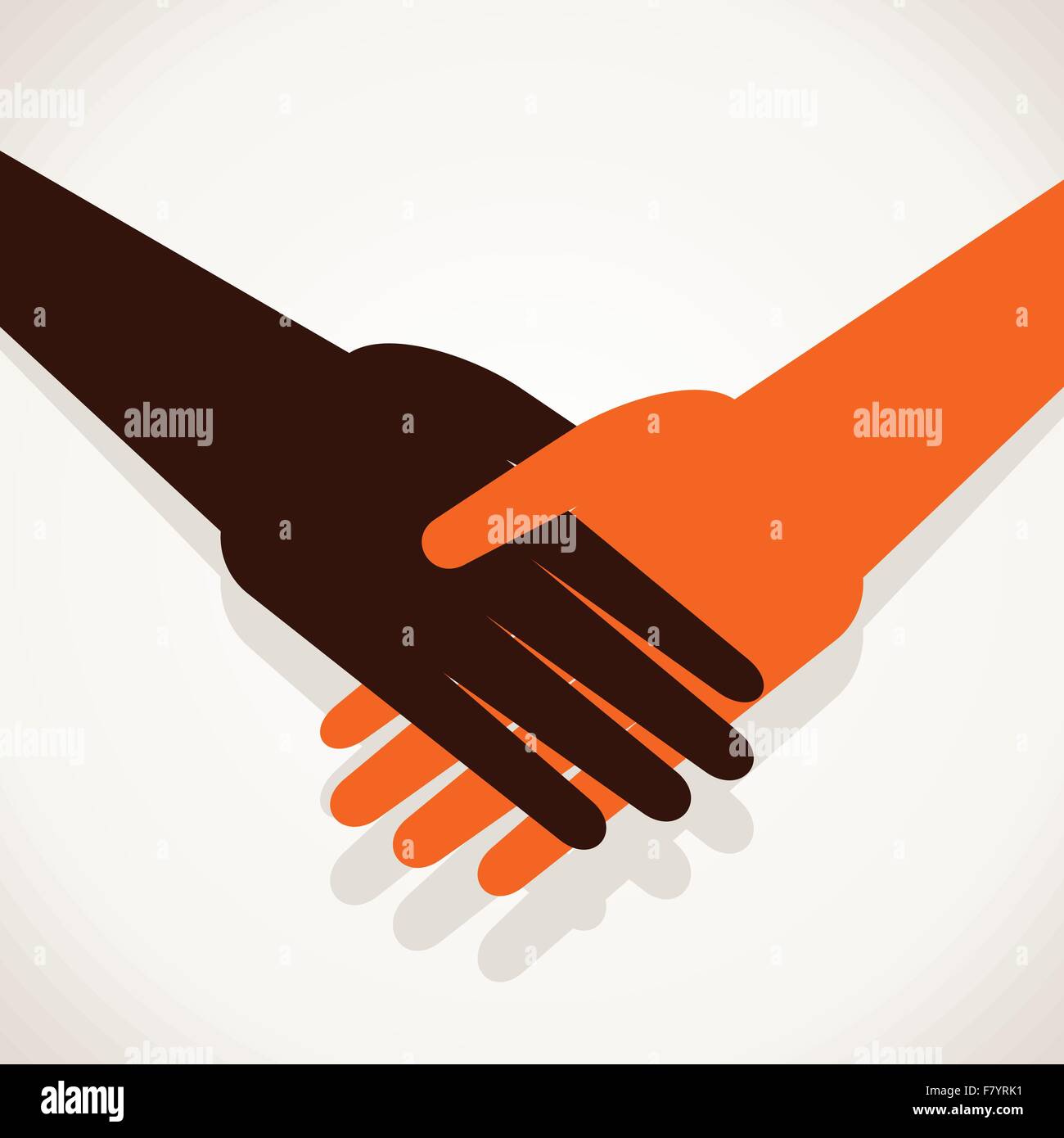 Hand shake african Stock Vector Images - Alamy
