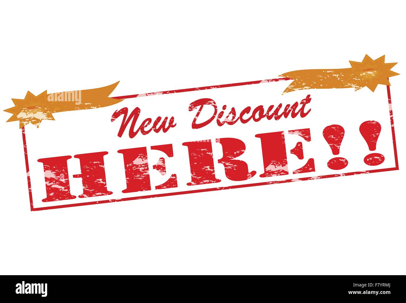 New discount here Stock Vector Image & Art - Alamy