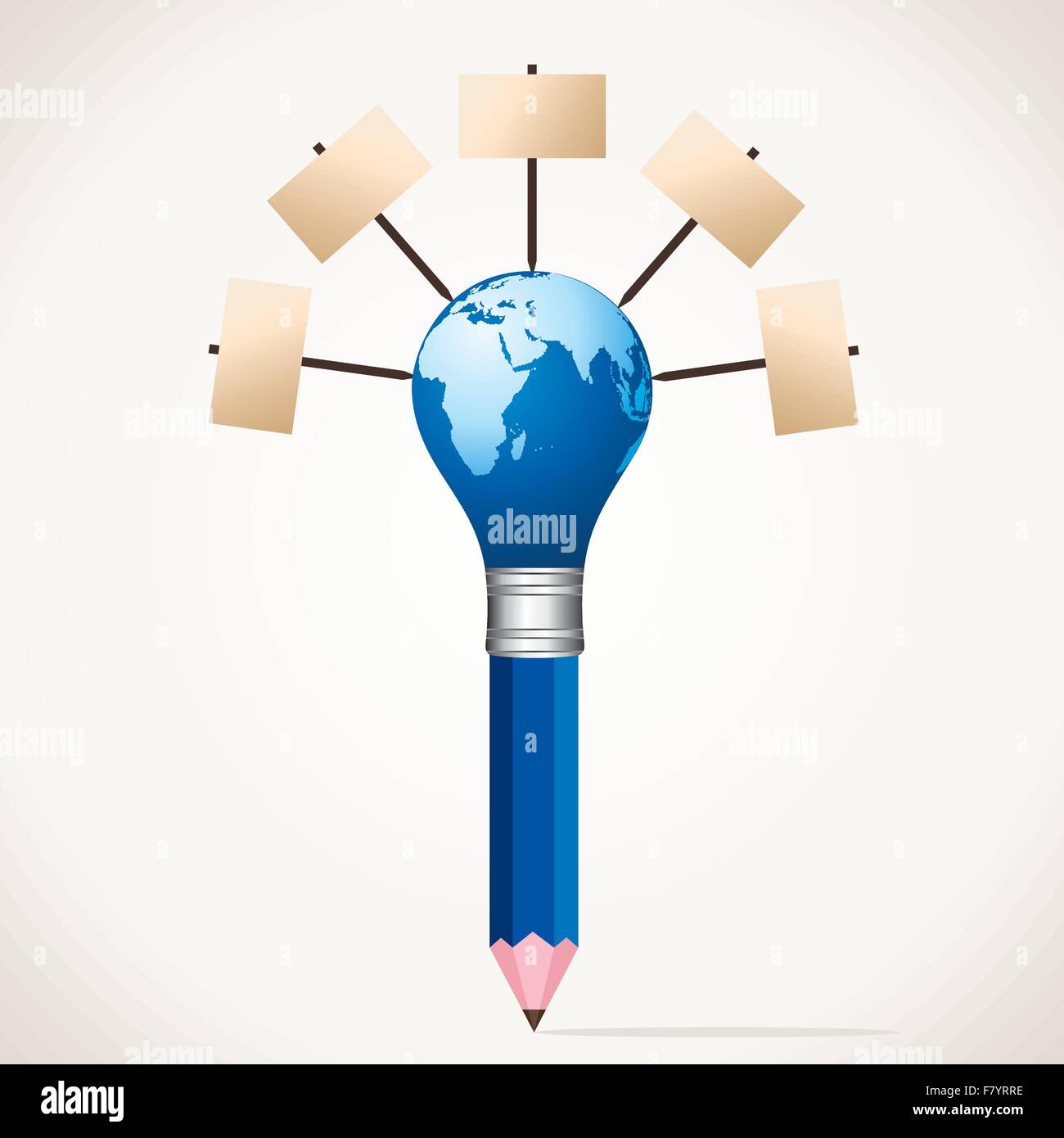 blank board world map pencil stock vector Stock Vector Image & Art - Alamy