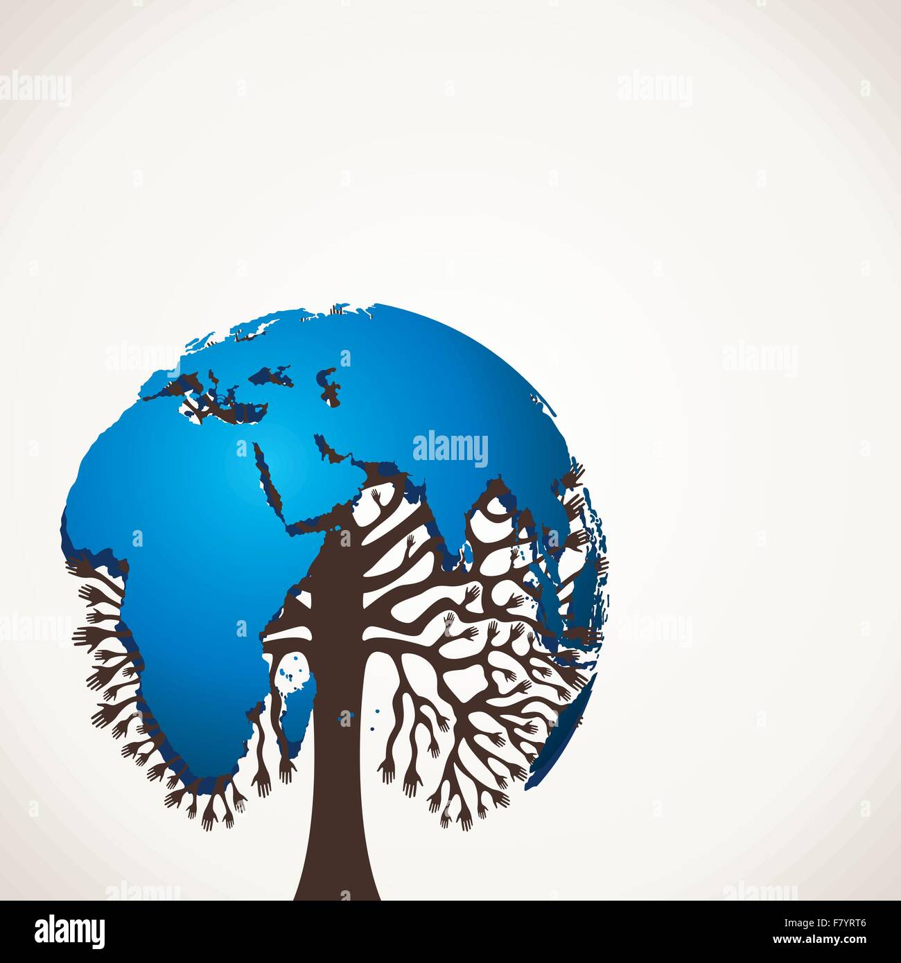world map tree stock vector Stock Vector Image & Art - Alamy