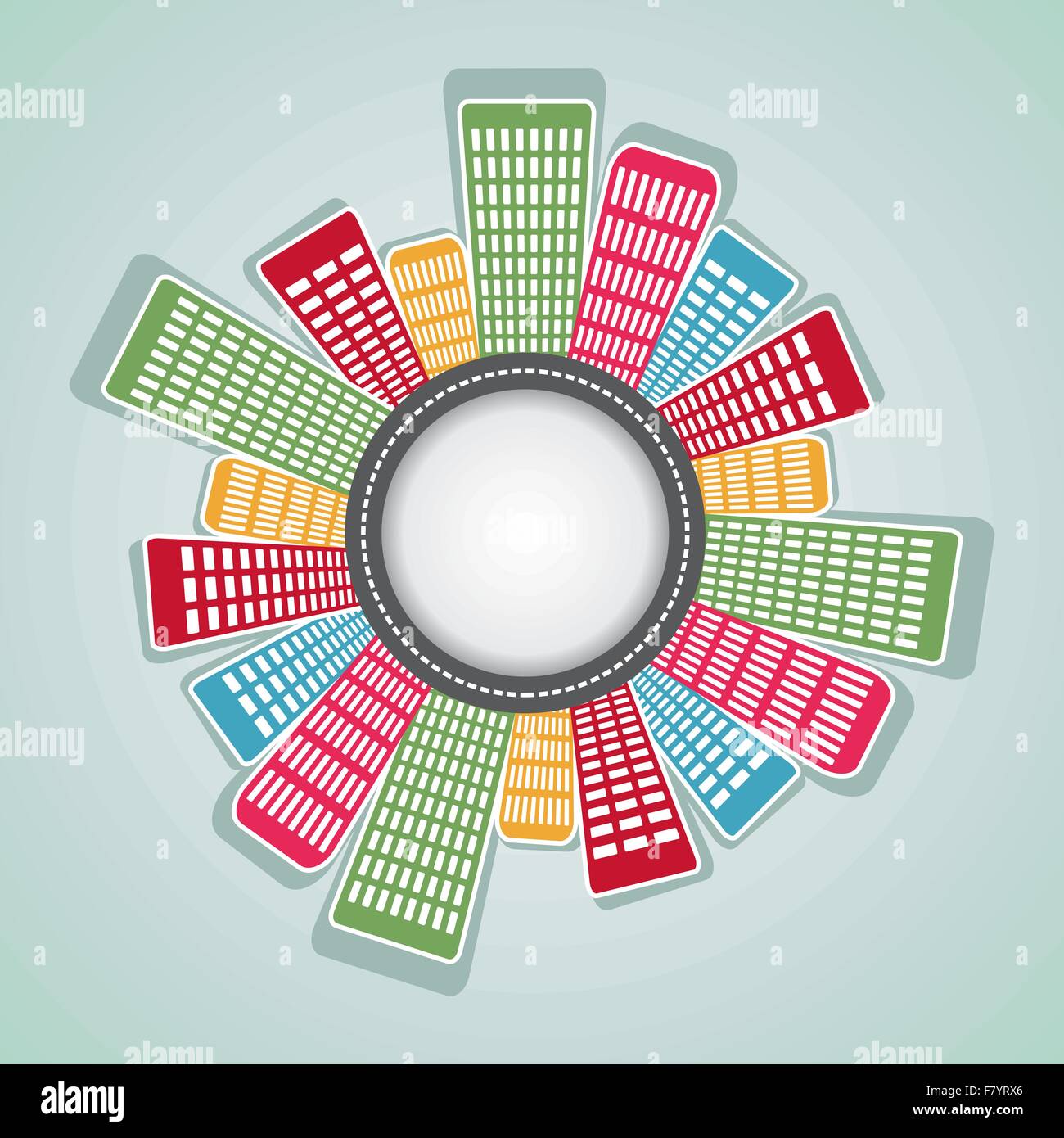 abstract colorful building stock vector Stock Vector Image & Art - Alamy