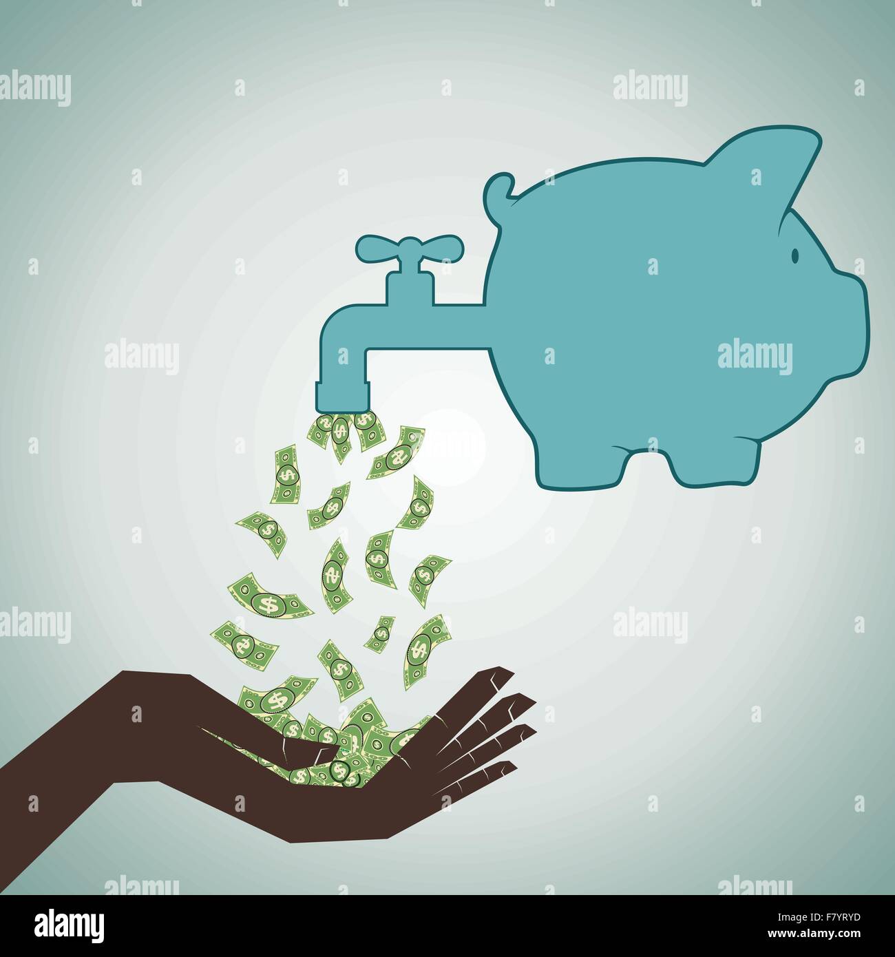 Hand tap money hi-res stock photography and images - Alamy