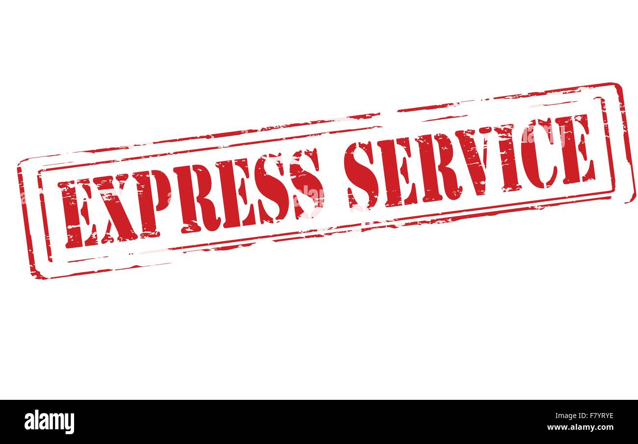 Express stamp rectangular sign Stock Vector Images - Alamy