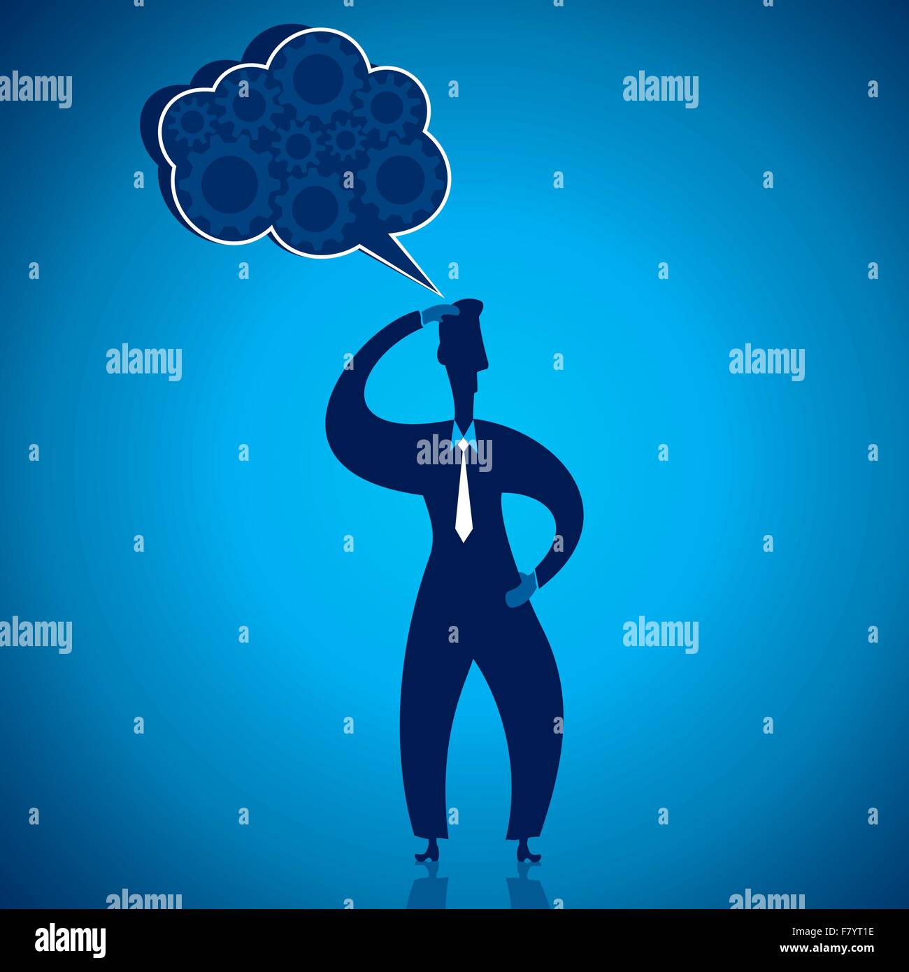 Vertical thinking Stock Vector Images - Alamy