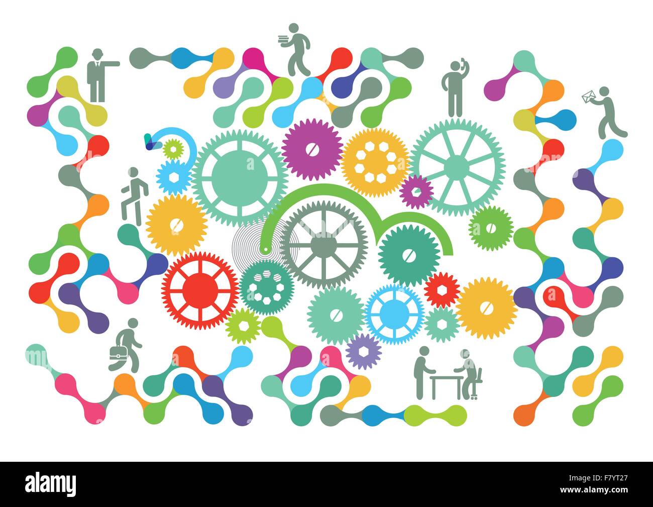 Teamwork icon hi-res stock photography and images - Alamy