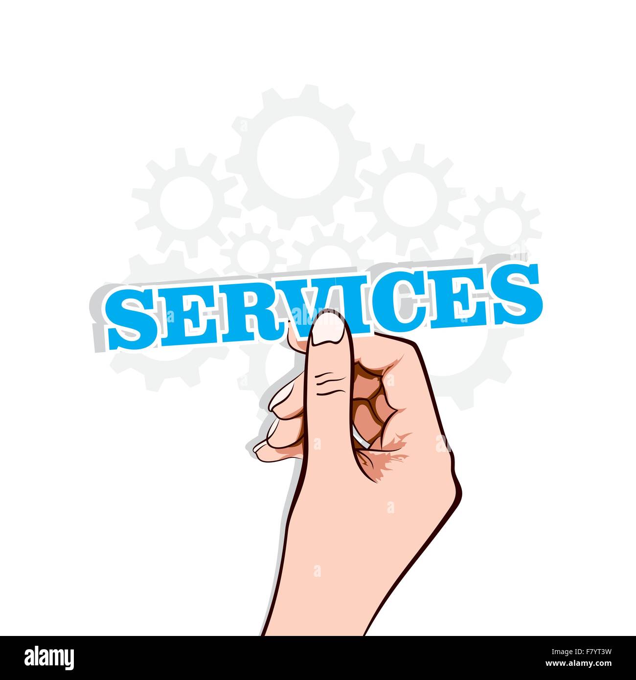 Gear assist Stock Vector Images - Alamy