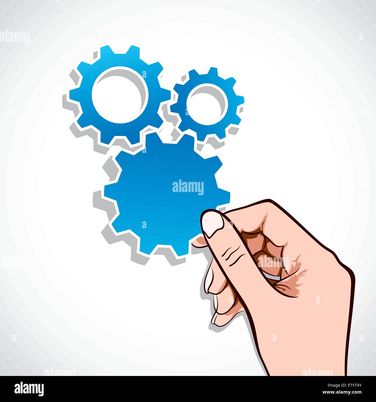 Man in black and blue Stock Vector Images - Alamy