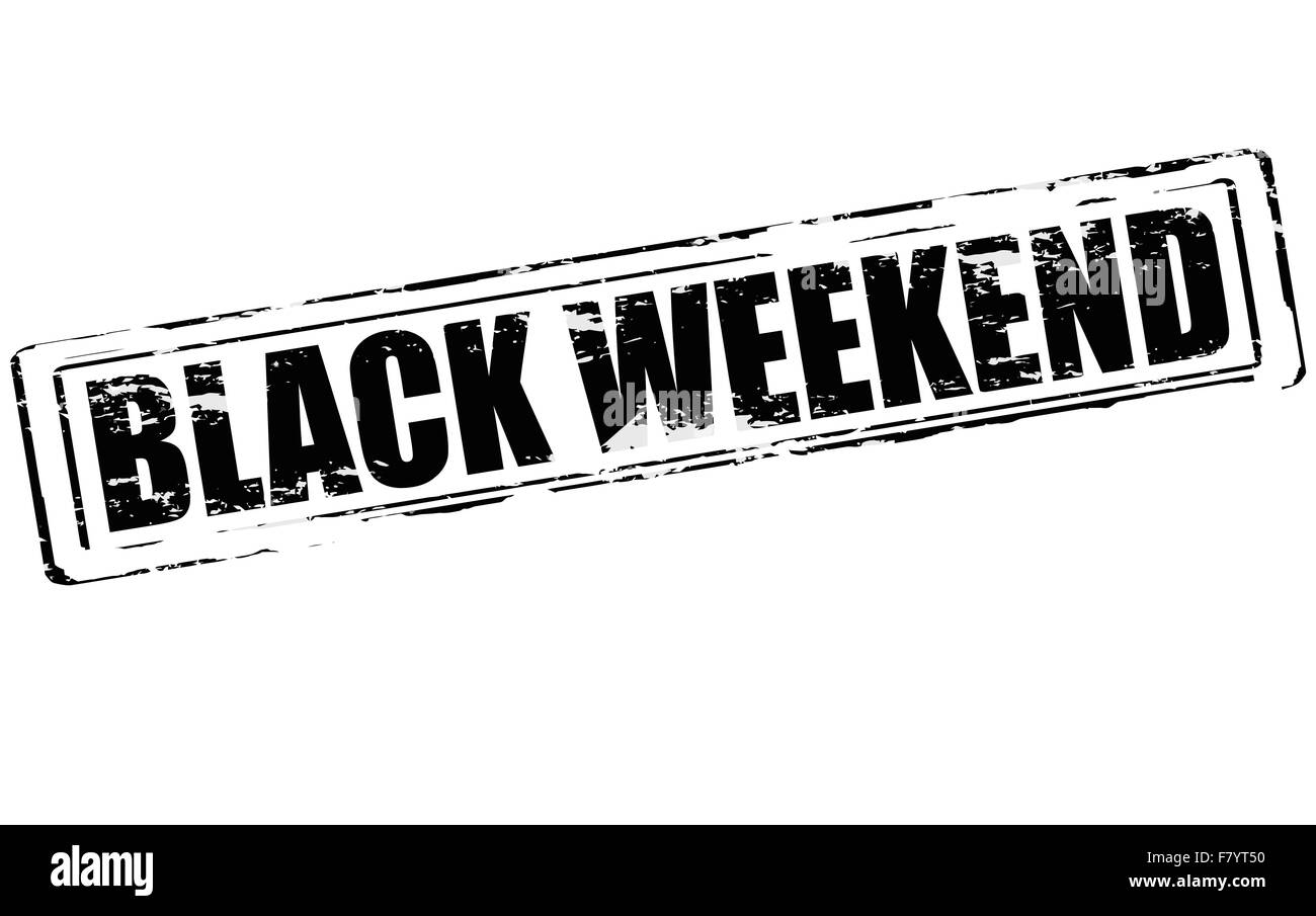 Black weekend Stock Vector Images - Alamy
