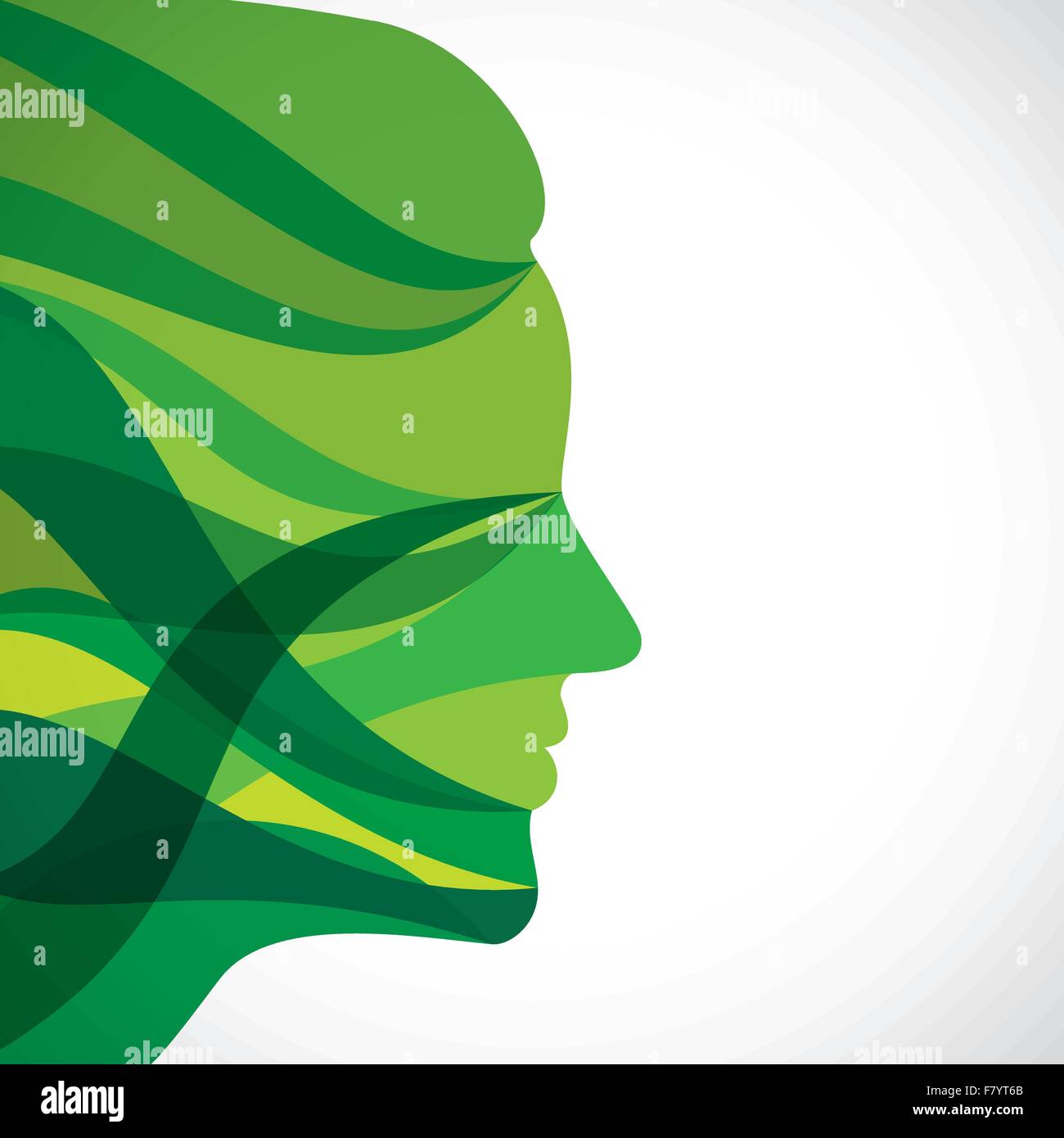 Lady with green face Stock Vector Images - Alamy