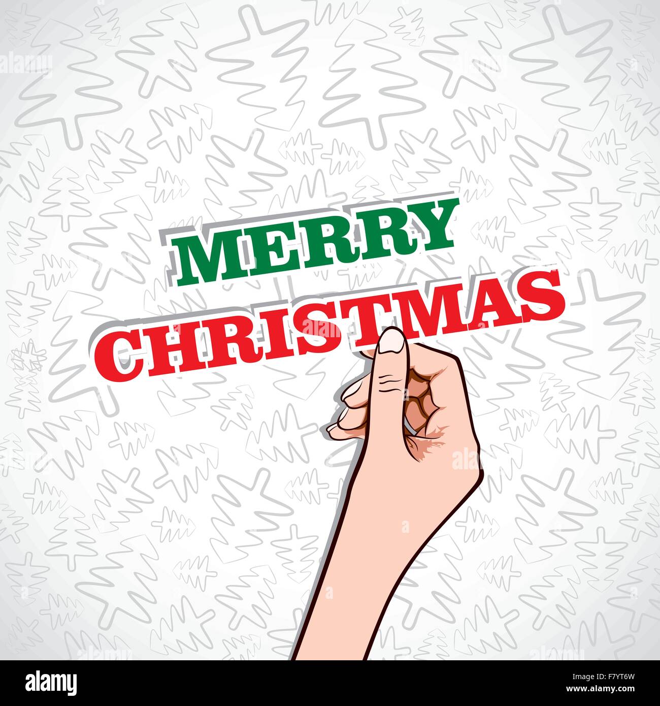Congratulation merry christmas in Stock Vector Images - Alamy
