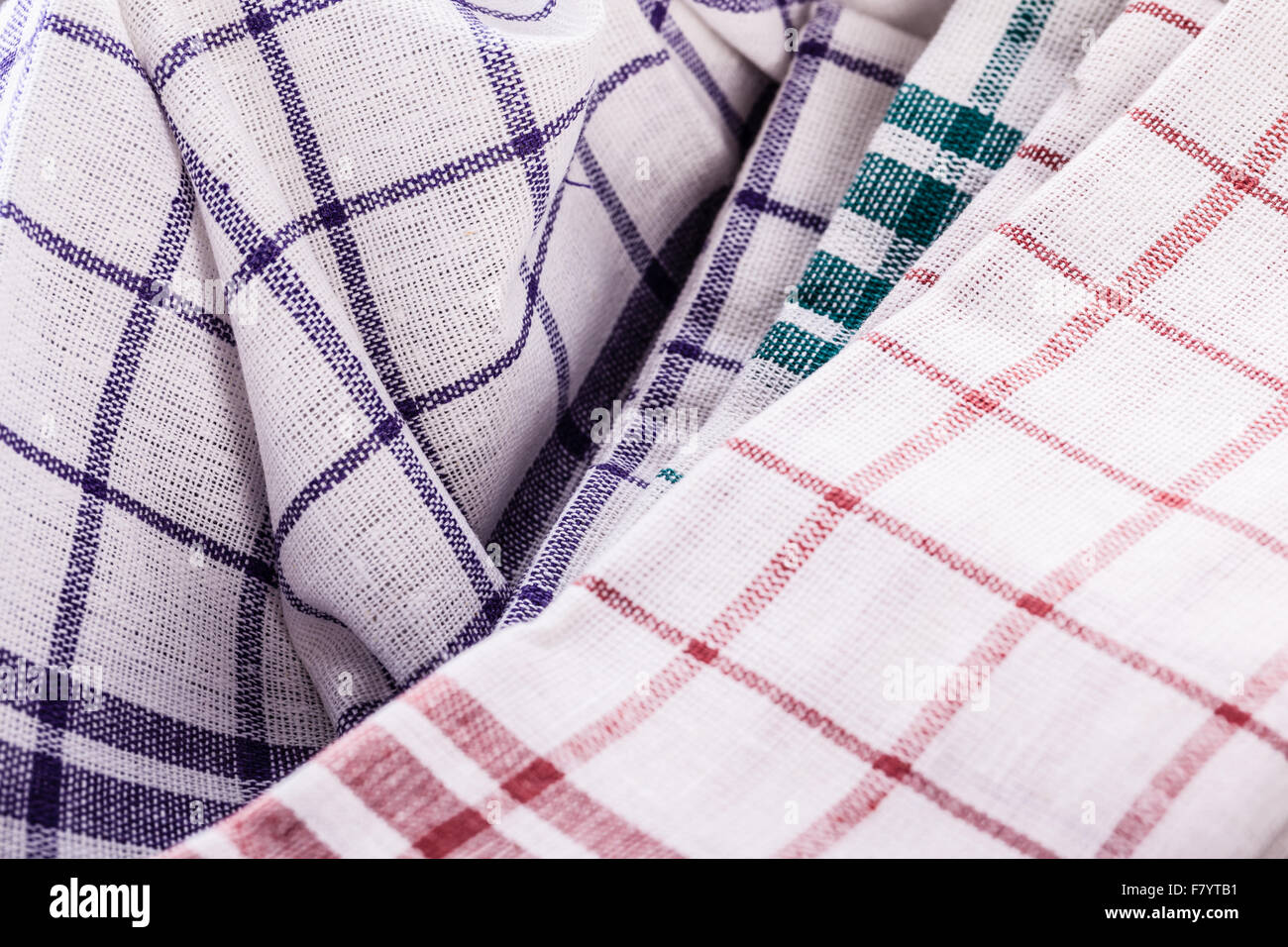 Kitchen tea towel texture hi-res stock photography and images - Alamy