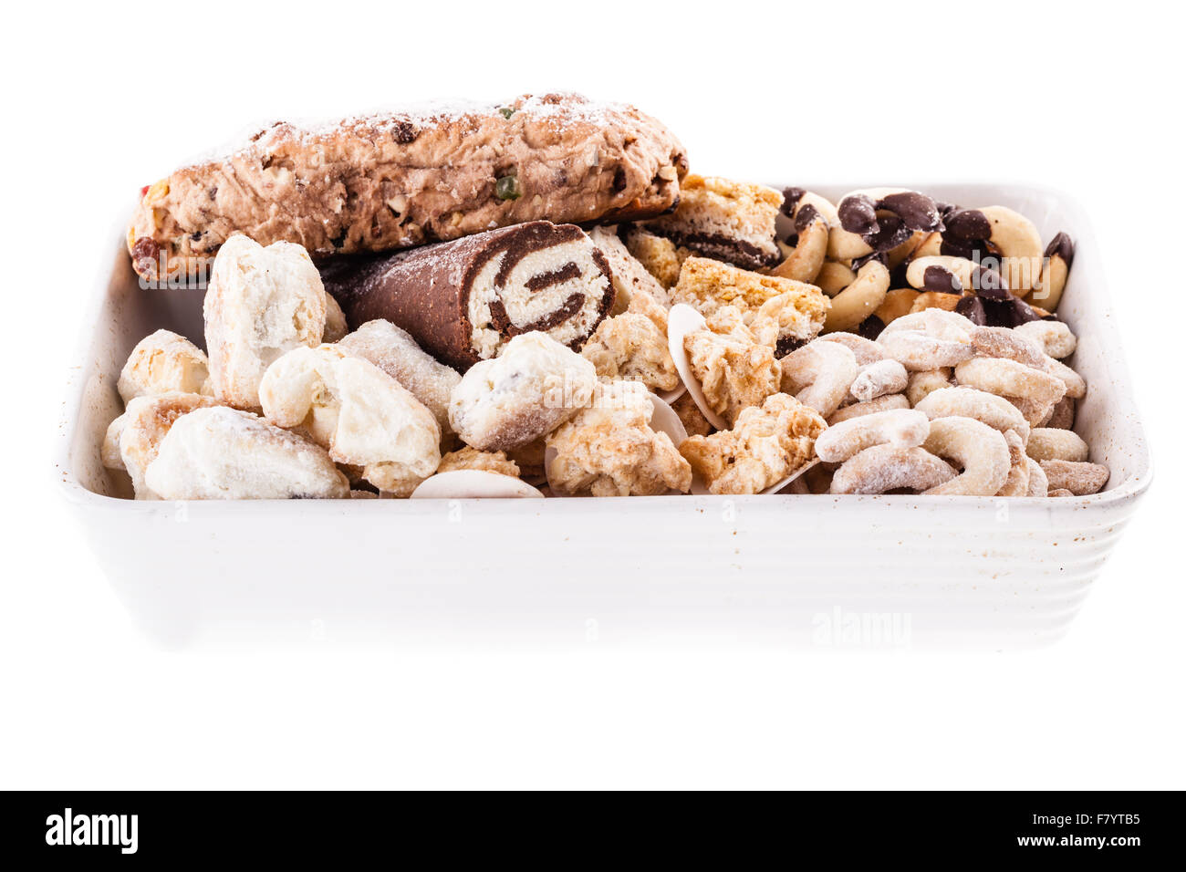 Homemade crescent christmas cookies Cut Out Stock Images & Pictures - Alamy