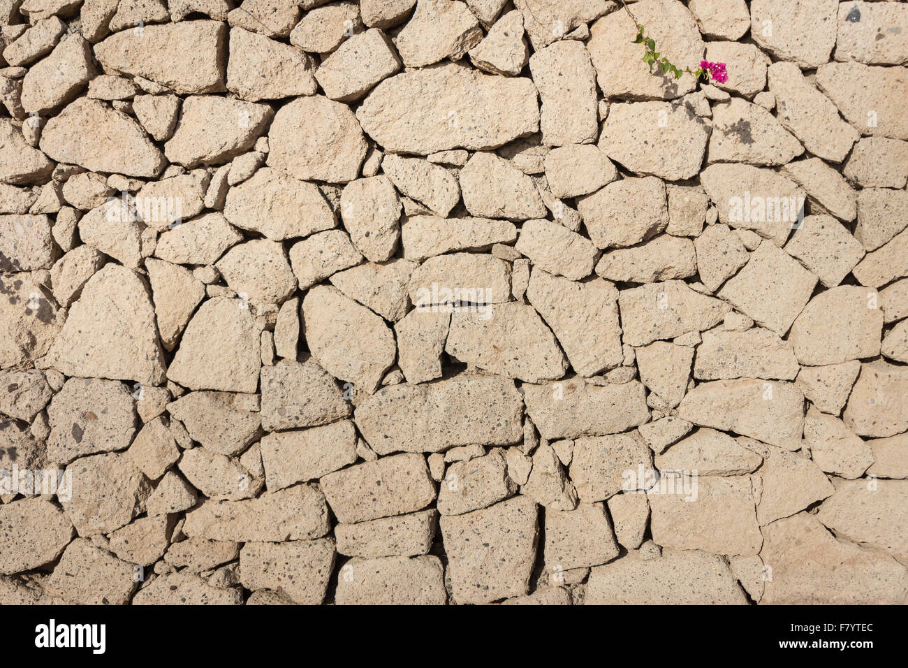 tuff stone wall background - paved natural stone wall Stock Photo - Alamy