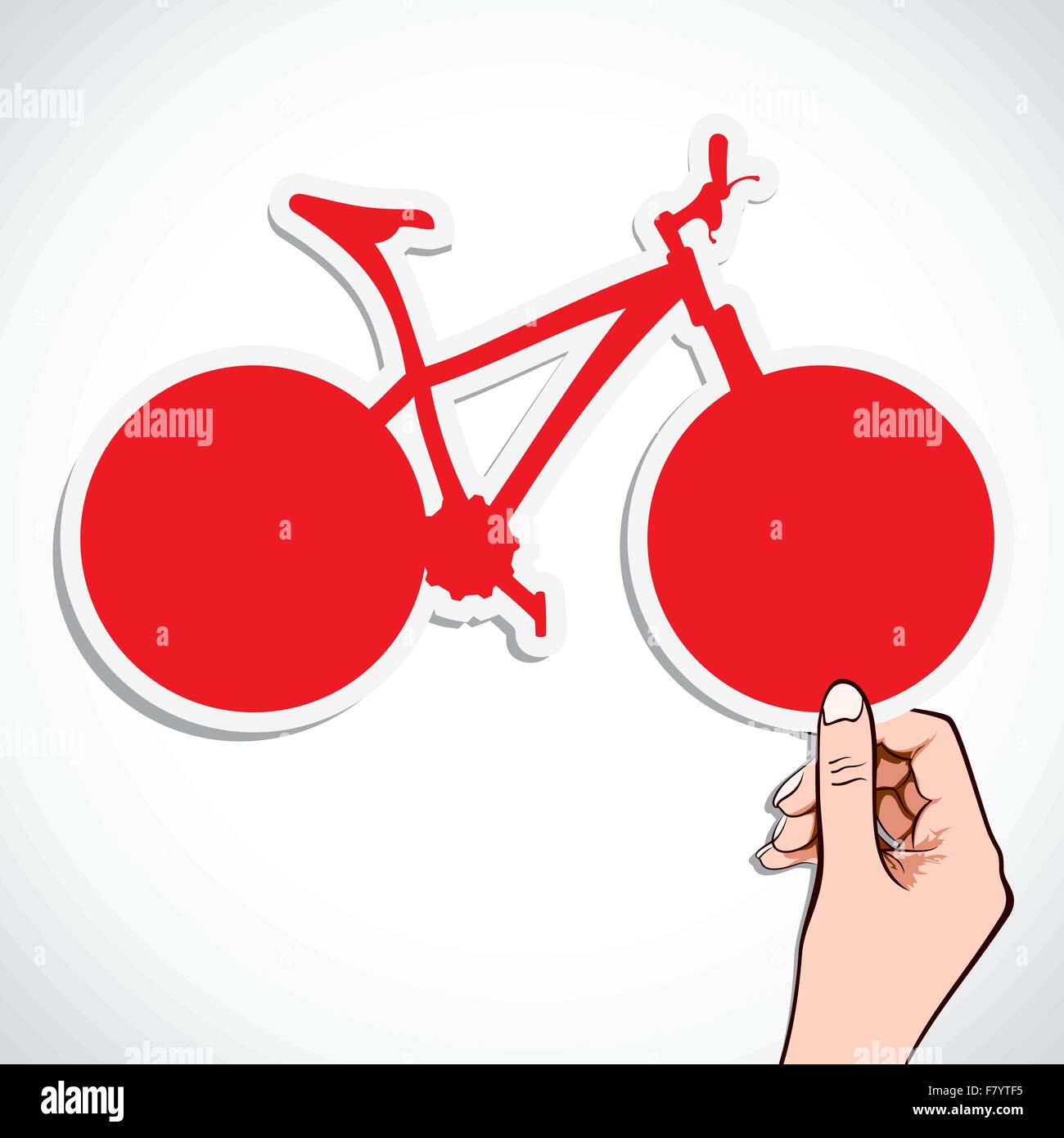 Bike sticker Stock Vector Images - Alamy