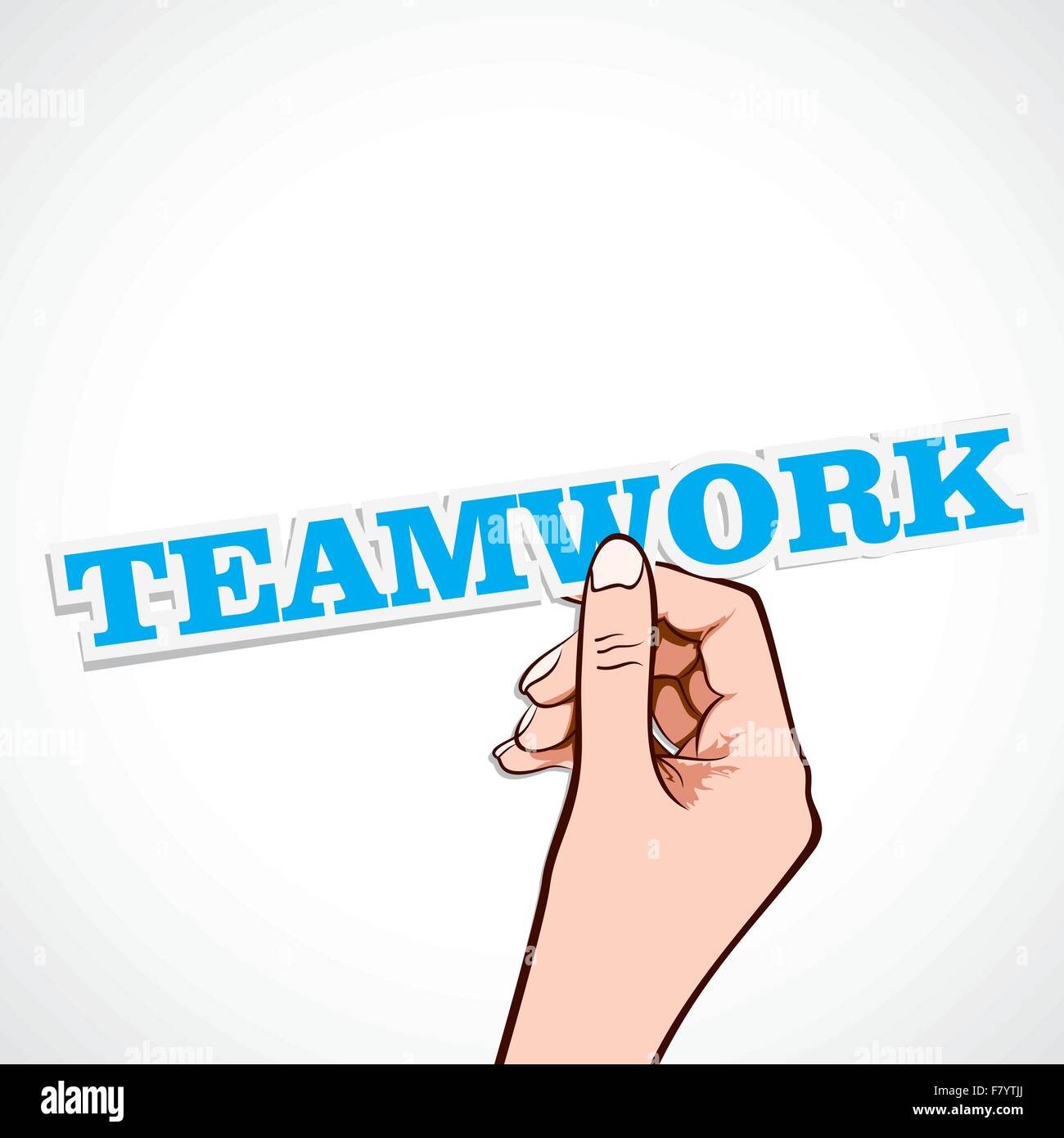 Focus teamwork Stock Vector Images - Alamy