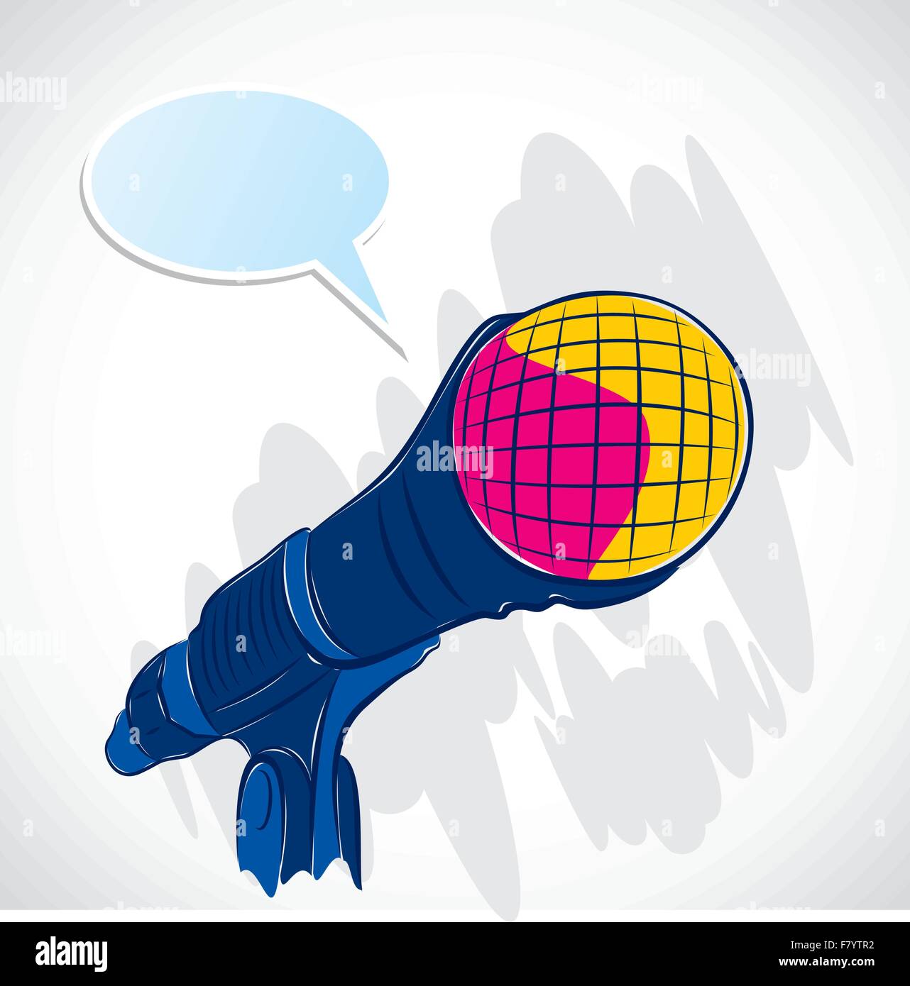 The microphone Stock Vector Images - Alamy