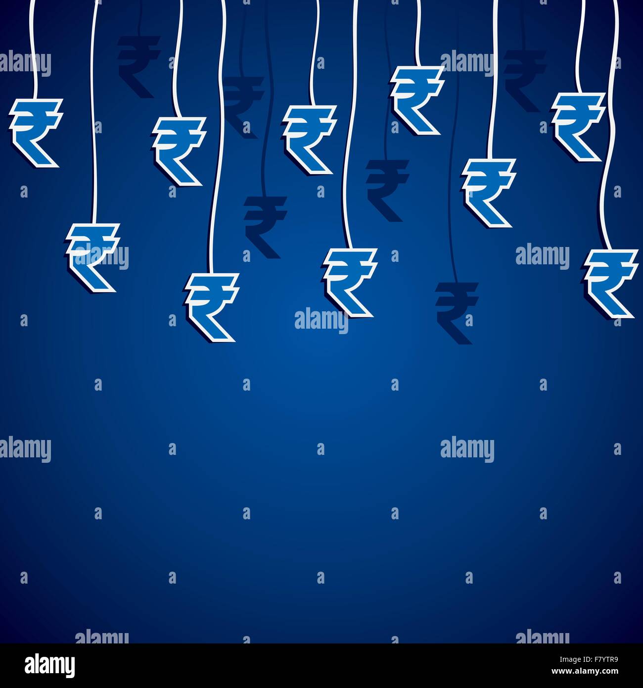 Blue sign indian rupee symbol hi-res stock photography and images - Alamy